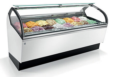 IFI | SAM 80 gelato display Cabinet | Carpigiani UK