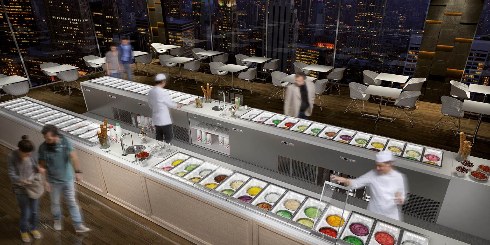 IFI PANORAMA Gelato Display | Carpigiani UK